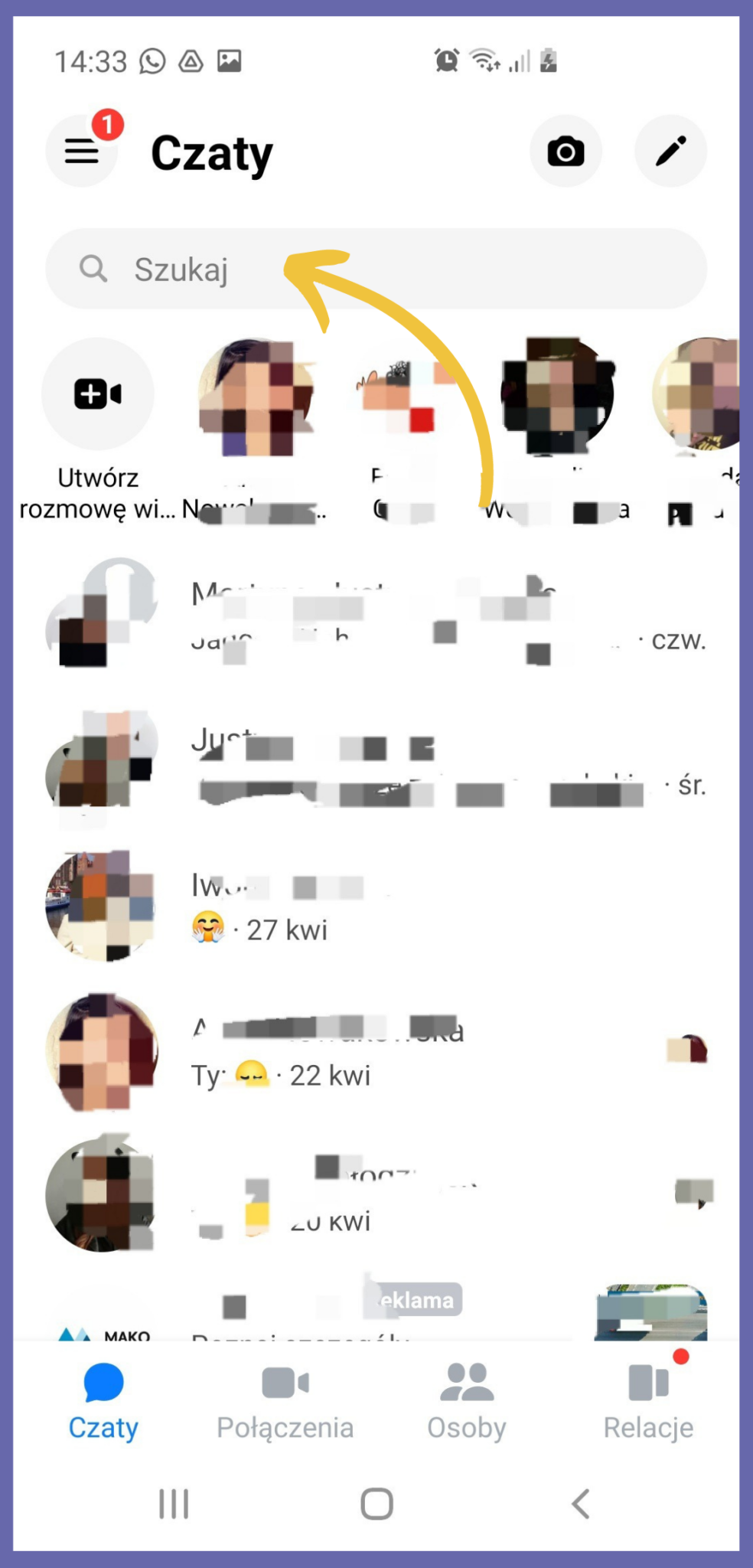 Jak ukryć czat i wiadomości na Messengerze? - I Love Content